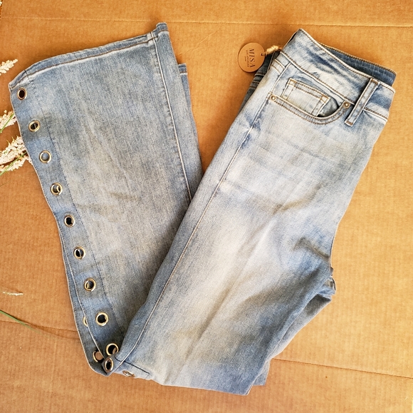 Misa Los Angeles | Jeans | Nwt The Super Star Slit Jeans By Misa | Poshmark